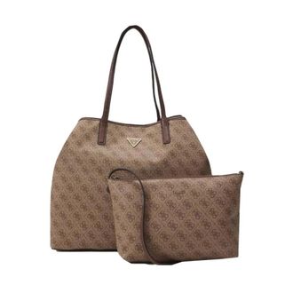 Guess Femme, Sacs, Brun, Taille: ONE Size Victtoria Large 2 IN 1