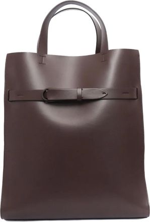 Orciani sac à main en cuir à détail de boucles - Marron