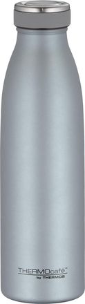 Thermocafé by Thermos TC BOTTLE ice blue mat 0,50l, Isolierflasche aus Edelstahl, kohlensäurefest, 12h heiß 24h kalt, Auslaufsicher, für Schule, Unterwegs & Büro