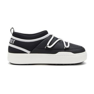 Moon Boot Logo Print Slip-On Sneakers - - Shoes - Damen - Schwarzk - 38 EU