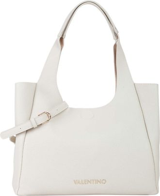 Valentino Shopper Schultertasche Futura Shopping Bag Ecru creme