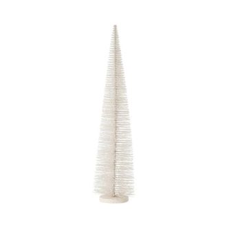 Paris Prix Sapin de Noël Déco Pailleté Josh 61cm Blanc