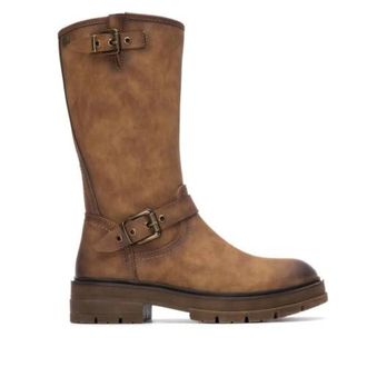 Refresh Bottes de moto Femme Camel - Chaussures confortables et polyvalentes - Mode d&eacute;contract&eacute;e - Mod&egrave;le 17293202 (Taille38)