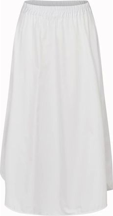 Bugatti Femme, Jupes, Blanc, Taille: 38 FR Jupe longue en satin de coton avec poches