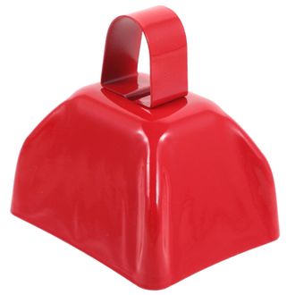 BESPORTBLE Vintage Metallglocke F&uuml;r DIY Kleine H&auml;ngende Glocken F&uuml;r Weihnachtsdeko Bastelbedarf Ansprechende Glocken F&uuml;r Hochzeiten Und Wanddekorationen Rot