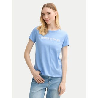 Tom Tailor Denim T-Shirt 1045417 Blau Regular Fit