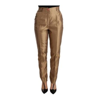 Dolce & Gabbana Slim-fit Hosen - - Trousers - Damen - Gelb - 2XS