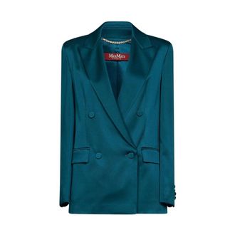 Max Mara Femme, Vestes, Bleu, Taille: 40 FR Blazer
