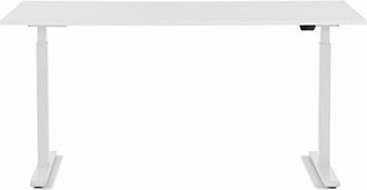 Kare Design Design Schreibtisch Office höhenverstellbar 160x80cm, Elektrisch höhenverstellbarer Schreibtisch mit Doppelmotor, Stufenlos höhenverstellbares Tischge