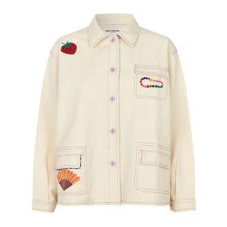 Lollys Laundry Damen, Jacken, Beige, XSGr&ouml;&szlig;e