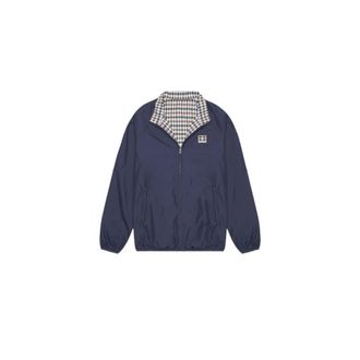 Aquascutum Wendbare Seglerjacke mit verstellbarer Kapuze - - Jackets - Herren - Blau - 2XL