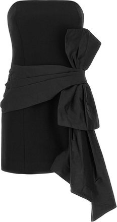 Rotate Knielanges Kleid - Schwarz