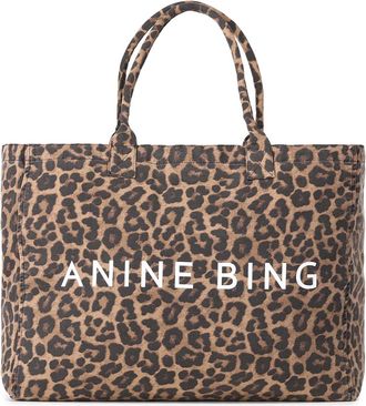 Anine Bing Tote Bag mit Animalprint