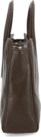 Staud Womens Maude Mini Satchel Bag Brown Cow Leather Handbags Hand