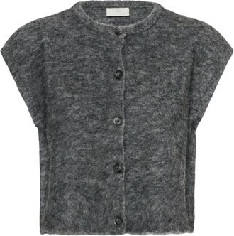 Kaffe KAuma Vest - - Knitwear - Damen - Grau - XS