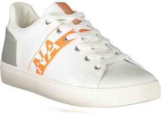 Napapijri Logo-Striped Sneaker - White