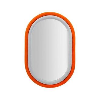 Dmora Spiegel 60x90h cm Orange Rahmenfarbe Grau