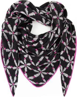 Glamexx24 Gloop Damen Schal XXL Strick Dreieck Schal Strickmuster Halstuch Dreieckstuch für Frauen ohne Kratze an Haut 188 * 120 cm