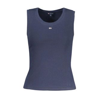 Tommy Hilfiger Cotton Tank Top - - Tops - Damen - Blau - M