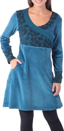 Purewonder Kleid Alternatives Samtkleid dr36 Blau M