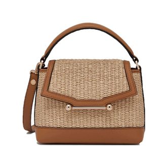 Strathberry Femme, Sacs, Multicolore, Taille: ONE Size Mosaic Nano Raffia Handbag