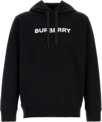 Burberry Homme, Sweatshirts et sweats &agrave; capuche, Noir, Taille: XL Sweat &agrave; Capuche avec Logo Imprim&eacute;