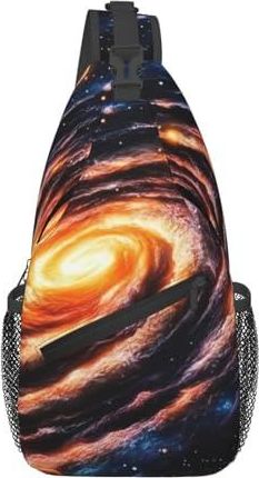 Generic Galactic Starry Sky Sac &agrave; bandouli&egrave;re de voyage pour homme Sac &agrave; dos de randonn&eacute;e Sac &agrave; dos pour homme