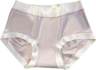 Generic Culotte sans Couture Femme Culotte Femme sans Couture Culotte Femme De Classique Grande Taille Taille Haute Soie Glac&eacute;e Gainante Sculptante Post-Gross