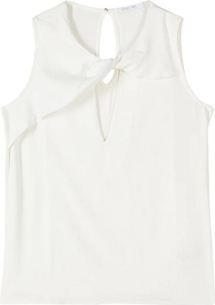 Patrizia Pepe Femme, Tops, Blanc, Taille: 40 FR D&eacute;bardeur &agrave; et Col V