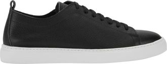 Tom Rusborg Low Top-Sneaker aus genarbtem Leder in
