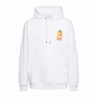 Casablanca Farbverlauf-logo Wei&szlig;er Hoodie