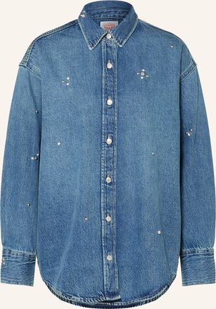 Levi's Jeansbluse Jordan Mit Nieten Und Schmucksteinen blau