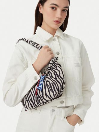 Tommy Jeans Handtasche Tommy Jeans Tjw Icon Charms Zebra Shlder Bag AW0AW18882 Bunt