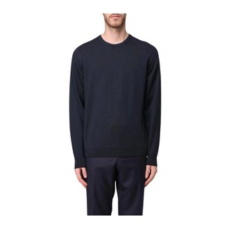 Drumohr Blaue Pullover f&uuml;r M&auml;nner - - Knitwear - Herren - Blau - 3XL