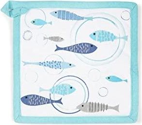 Excelsa North Sea Küchenporzellan, 20 x 20 cm, Futter 100% Baumwolle, Füllung aus Polyester