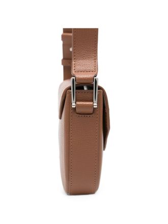 Emporio Armani Leather Crossbody Bag - Brown