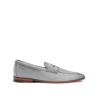 Santoni Stylische Loafers f&uuml;r M&auml;nner - - Shoes - Herren - Grau - 40 EU