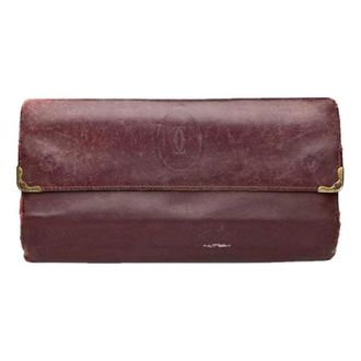 Cartier Portefeuille Vintage Pre-owned - Femme - Pre-owned - Rouge - Taille: ONE Size