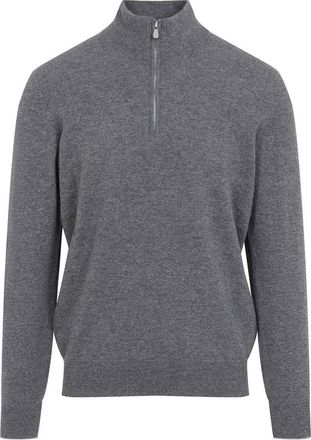 Brunello Cucinelli Rundhalspullover - Grau