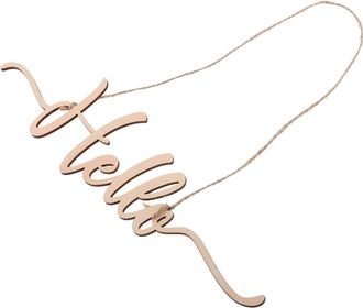 Artibetter VALICLUD Hängendes Willkommensschild aus Holz Türanhänger Im Landhausstil Dekorative Holzplakette für Haustür und Innenbereich