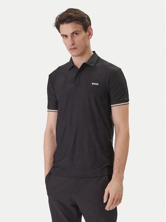HUGO BOSS Poloshirt Chip Hexa 50554561 Schwarz Regular Fit