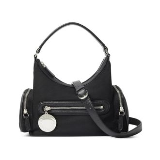 Stella McCartney Femme, Sacs, Noir, Taille: ONE Size Dartmoor Zip-Pocket Shoulder Bag