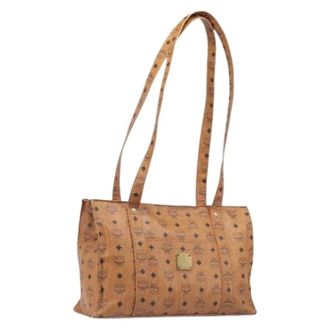 MCM Sac cabas Pre-owned - Femme - Pre-owned - Brun - Taille: ONE Size