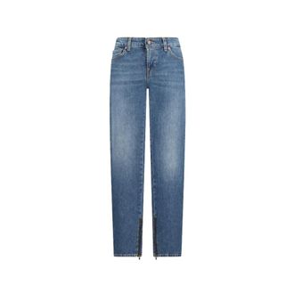 7 For All Mankind Y2K Skinny - - Jeans - Damen - Blau - W28