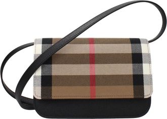 Burberry Femme, Sacs, Beige, Taille: ONE Size Fabric Clutch Bag