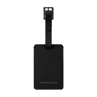 Horizn Studios Luggage Tag in All Black - Luggage Accessories - 6x9cm - 0.03kg - 2-Year Warranty