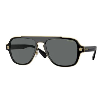 Versace Homme, Accessoires, Noir, Taille: 56 MM Ve2199 Lunettes de soleil