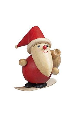 Saico Lustiger Weihnachtsmann mit Snowboard