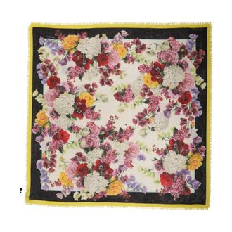Dolce & Gabbana Femme, Accessoires, Multicolore, Taille: ONE Size &Eacute;tole Carr&eacute;e Florale