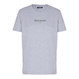 Balmain Femme, Tops, Gris, Taille: 40 FR T-shirt avec imprim&eacute;